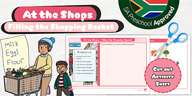 Preschool: At the Shops-Filling the Shopping Basket