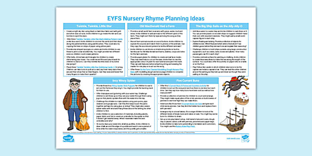 Nursery Rhyme Week Planning Kindergarten | Twinkl | Nursery Rhymes