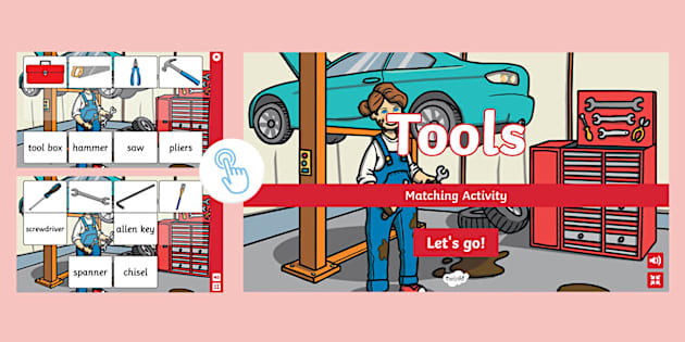 Tools Interactive Matching Game (teacher made) - Twinkl Tools Interactive Matching Game (teacher made) - Twinkl