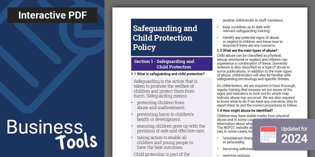 Co-Childminders Safeguarding and Child Protection Policy and Procedures