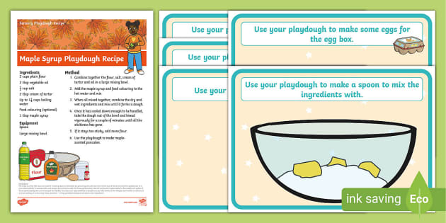 Pancake Day Themed Modelling Dough Recipe and Mat Pack