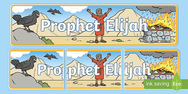 Elijah Banner (teacher made) - Twinkl