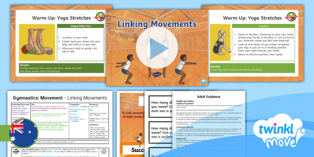 Move PE Year 4 Gymnastics: Movement Lesson 5: Linking Movements Lesson Pack