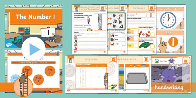 Twinkl Handwriting: Number Formation - The Number 2 Activity Pack