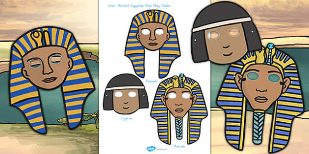 Ancient Egypt Small Role Play Masks (teacher made)