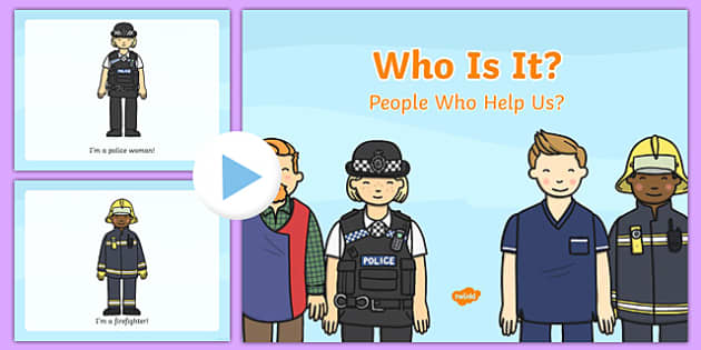 Who is it People Who Help Us PowerPoint Game (teacher made)