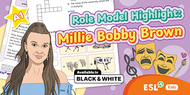 ESL Role Model Highlight: Millie Bobby Brown [Kids, A1]