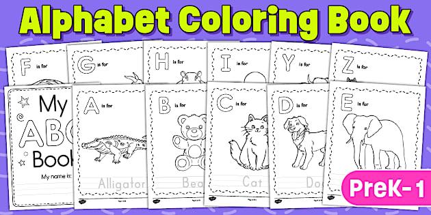 Alphabet Coloring Book