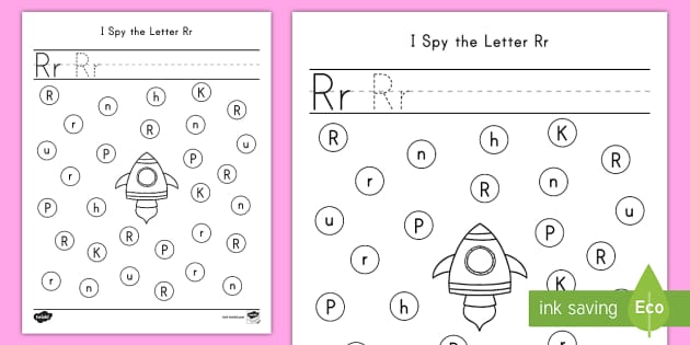 I Spy the Letter Rr Activity (teacher made) - Twinkl