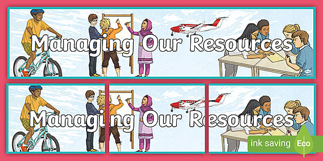 Managing Our Resources Year 4 Integrated Unit Display Banner