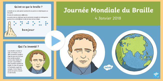 PowerPoint : Journée Mondiale du Braille - Twinkl