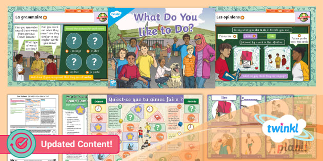 Top resources for teaching about hobbies in French - Twinkl