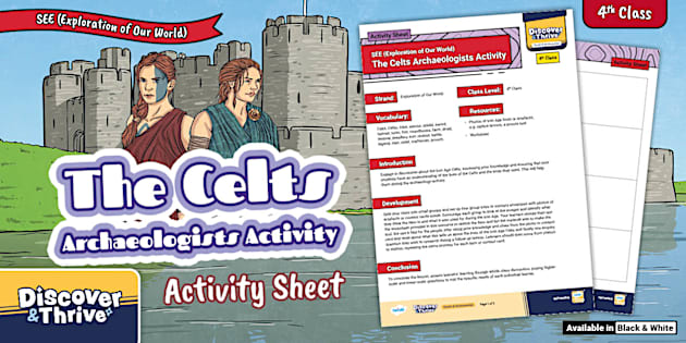 The Celts Archaeologists Activity Sheet