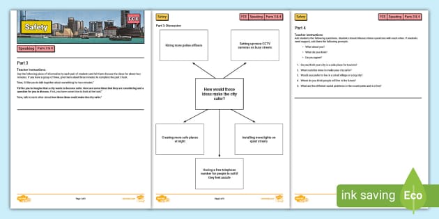 Preparing for the B2 FCE Exam - Speaking Part 3 and 4