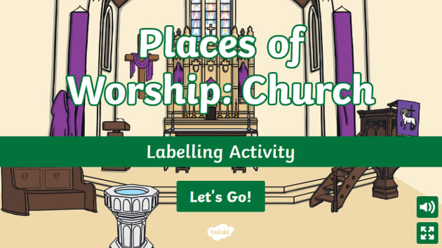 Places Of Worship Church Interactive Labelling Activity Places Of Worship Church Interactive Labelling Activity