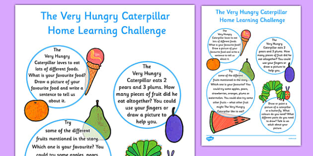 FREE! - Home Learning Challenge Sheet to Support Teaching on The Very ...