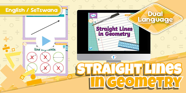 Grade 7 Maths-Term 4-straight-lines-in-geometry-powerpoint English-Setswana
