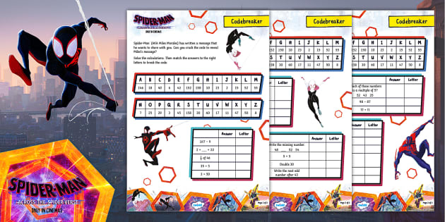 FREE! - 👉 Spider-Man: Across the Spider-Verse Codebreaker [Ages 7-9]