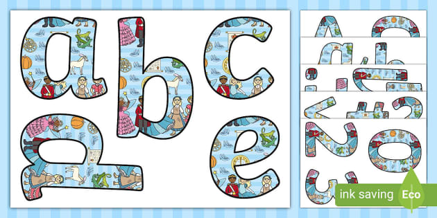 Editable Cinderella Themed A4 Display Lettering - Twinkl