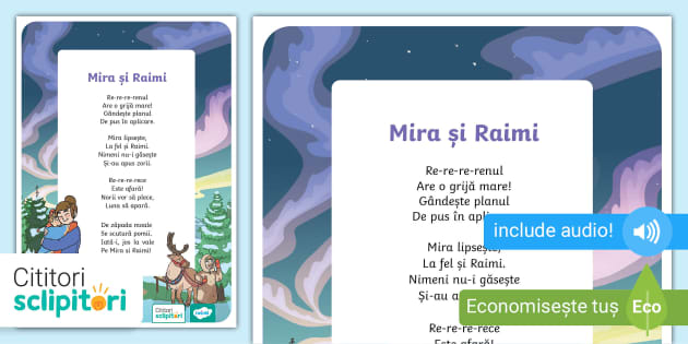 Litera R: Mira și Raimi – Cântec pentru copii - Twinkl