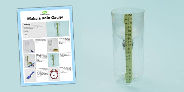DIY Build a Rain Gauge Craft Instructions | Twinkl Resources