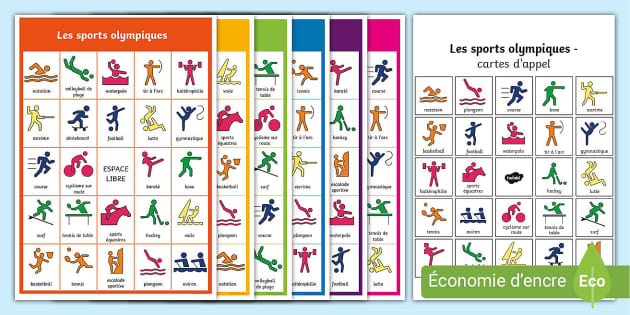 Bingo sur les sports des Jeux Olympiques 2024 - Twinkl