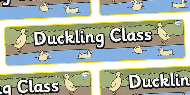 FREE! - Duckling Themed Classroom Display Banner - Twinkl