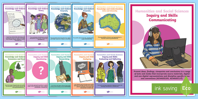 Australia Year 6 HASS Targets Display Posters (teacher made)