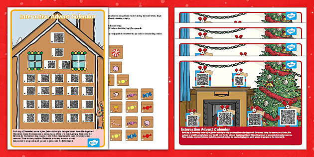 Interactive Advent Calendar Display Posters (teacher made)