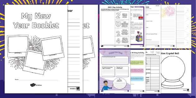 Top Ten KS2 New Year's Resolutions Worksheets Pack - Twinkl