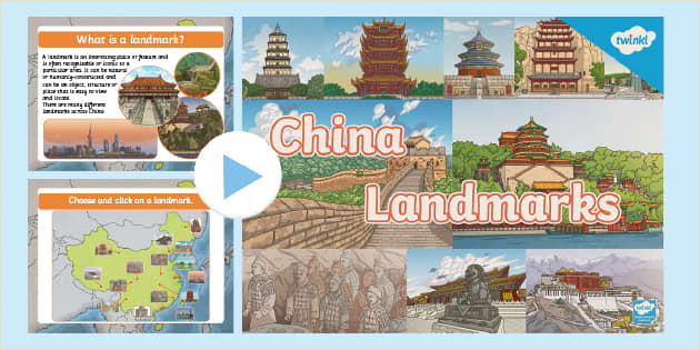 China Landmarks Information PowerPoint (l'enseignant a fait)