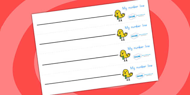 FREE! - Blank Number Line (teacher made) - Twinkl