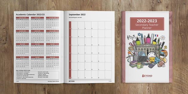 Secondary Teacher Planner 2022/23 (teacher made) - Twinkl