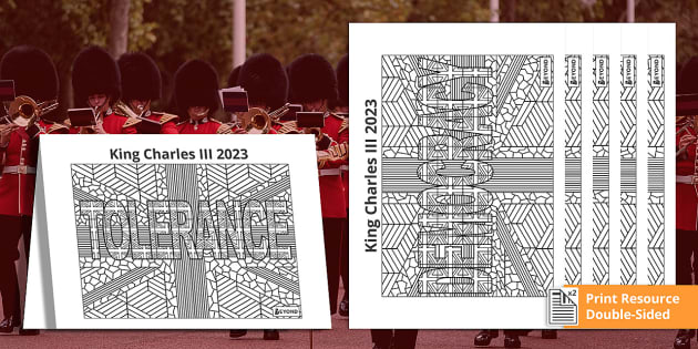 Coronation Day: British Values Colouring Cards | Beyond Events