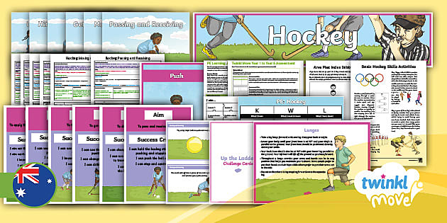 Move PE Year 4 Hockey Unit Pack (teacher made) - Twinkl