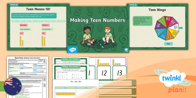 Level 1 Basic Facts: Recall Teen Facts Lesson 1 - Twinkl