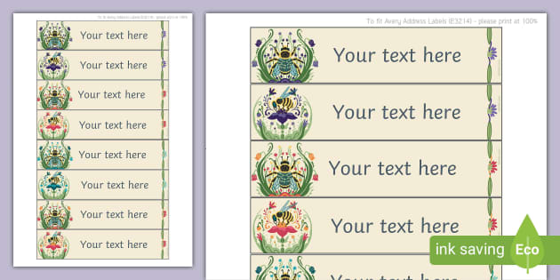 Bee Themed Editable Tray Labels (teacher made) - Twinkl