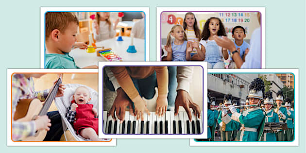 Music Corner Display Photos - Twinkl