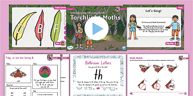 Twinkl Phonics Level 3 Week 3 Lesson 2 Pack: 'th' (unvoiced)