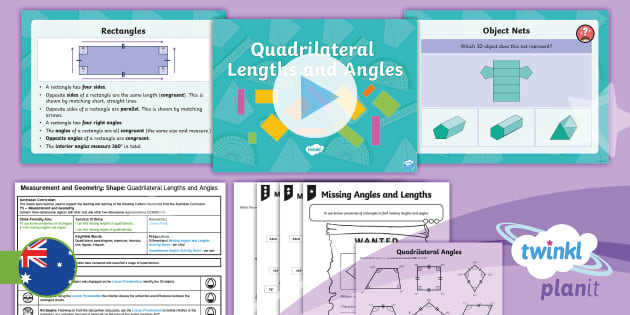 Year 5 Shape: Properties of Quadrilaterals Lesson 2 - Twinkl