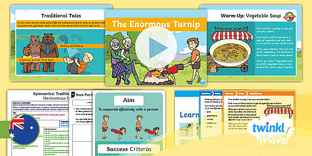 Y1 Gymnastics: Traditional Tales L5: The Enormous Turnip