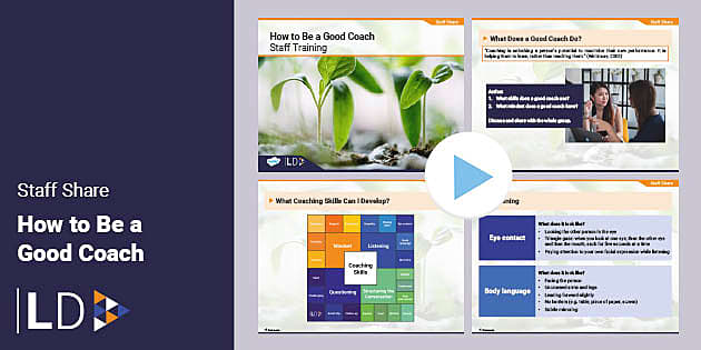 Staff Share: How to Be a Good Coach (teacher made)