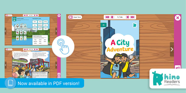 Level 6b Decodable Readers: A City Adventure (teacher made)