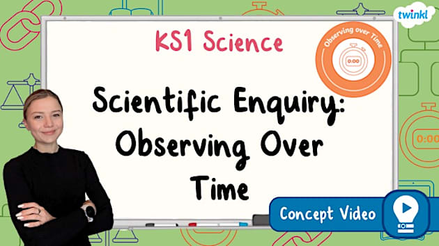 Observing Over Time | KS1 Science Concept Video - Twinkl
