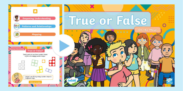 👉 Maths True or False PowerPoint On the Move: White Rose Maths