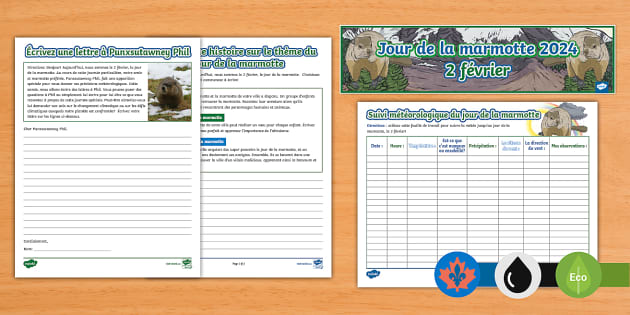 Groundhog Day Intermediate Activity Pack French - Twinkl