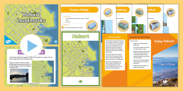 Hobart Landmarks Resource Pack - Year 3 HASS (teacher made)