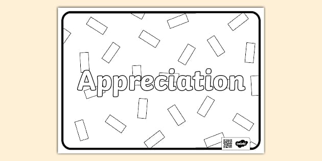 * NEW * Values Mindful Coloring - Appreciation - Twinkl * NEW * Values Mindful Coloring - Appreciation - Twinkl