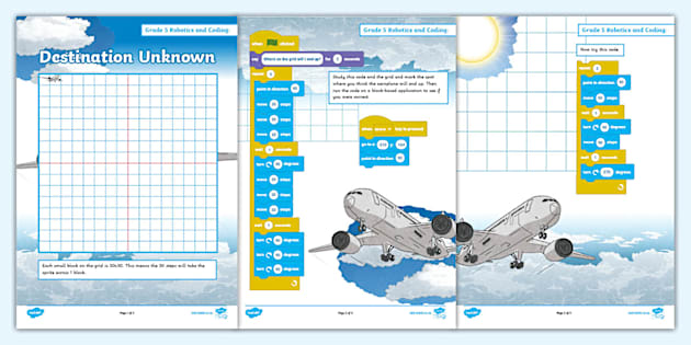 Robotics And Coding Block Based Coding Destination Unknown