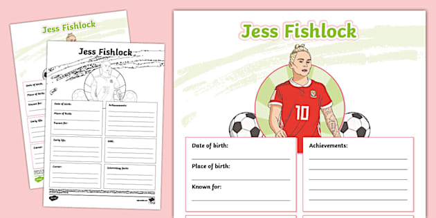 Jess Fishlock Fact File Template (l'enseignant a fait)